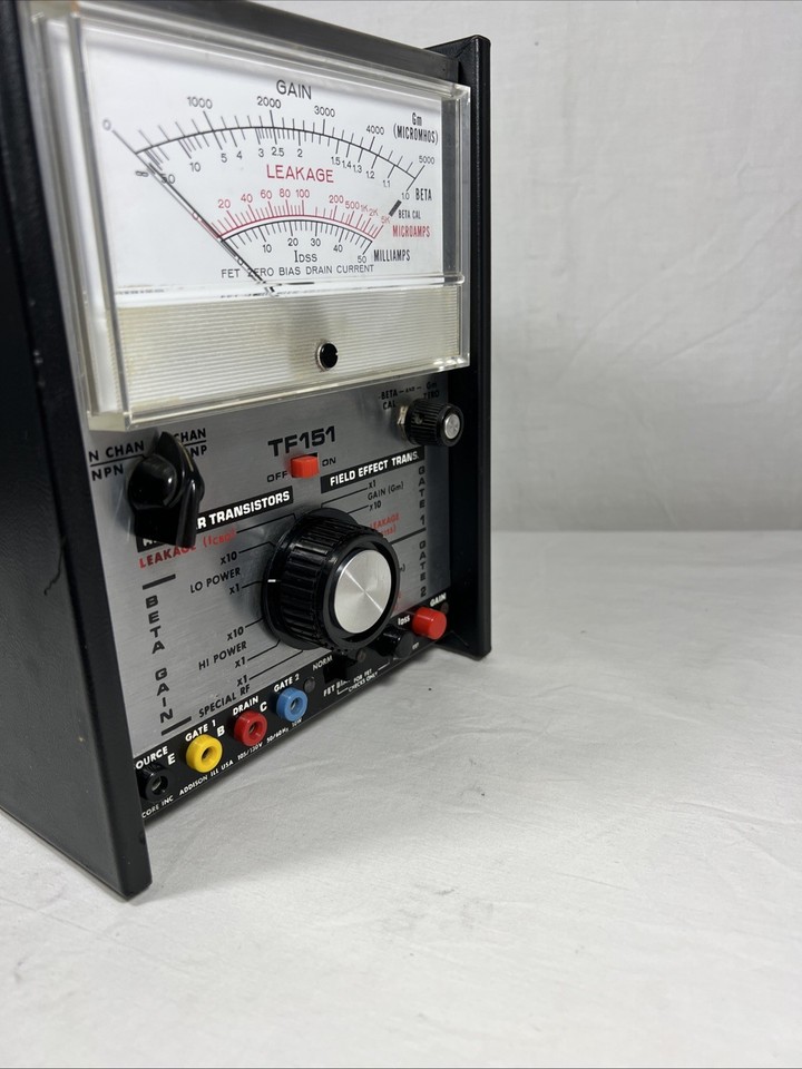 Vintage Sencore TF151 FET And Transistor Tester With Manual - No Leads ...
