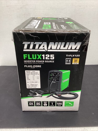 Titanium Easy-Flux 125 Amp Welder 120V (TI-FLX125) for sale online | eBay