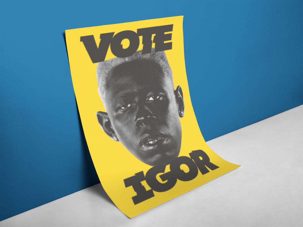 Tyler excellent Igor blue Poster