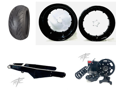 360 OSD BLACK "EVERCLEAR" FAT TIRE KIT BLACK ARM 22-26 SUZUKI HAYABUSA ...