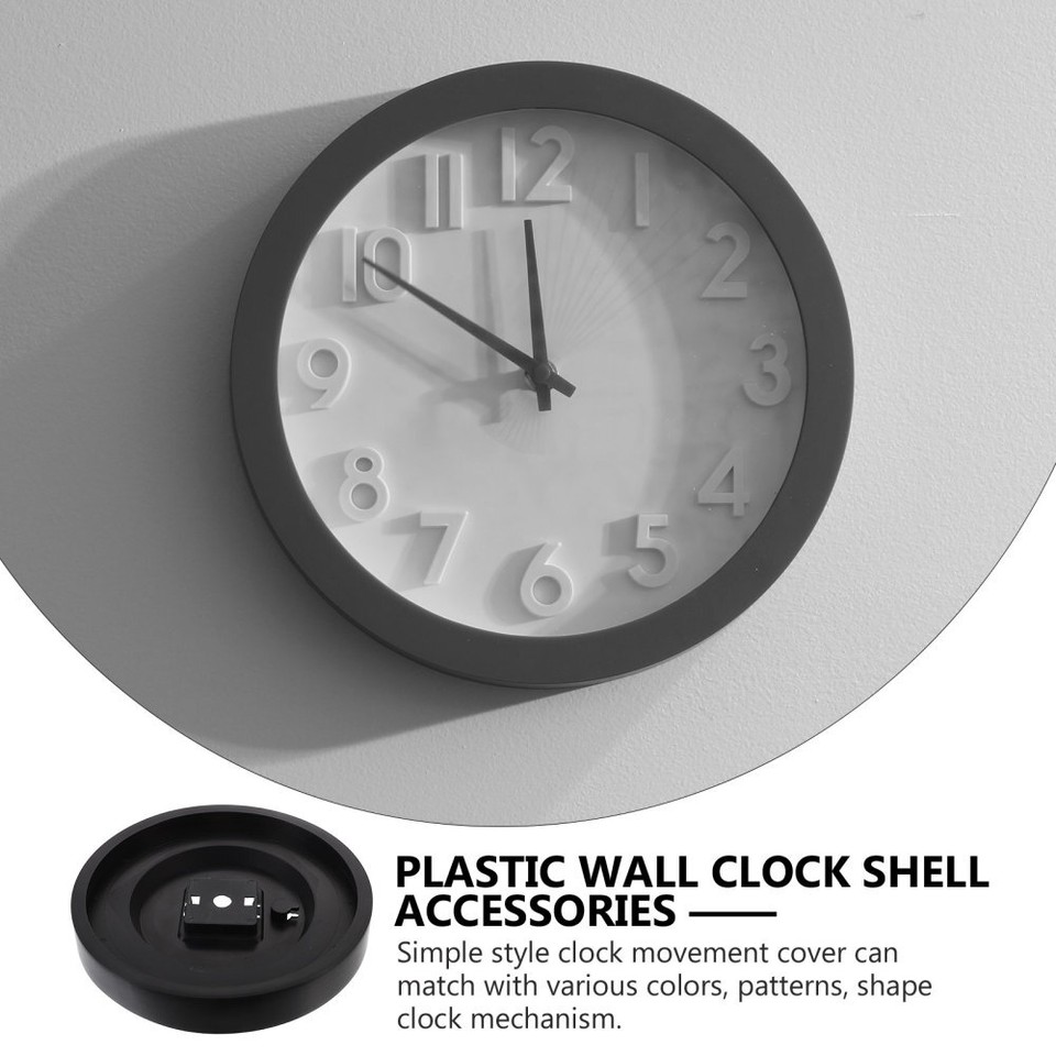 2pcs Plastic Clock Back Cover Frame Repair Kit Clock Mechanism Parts ...