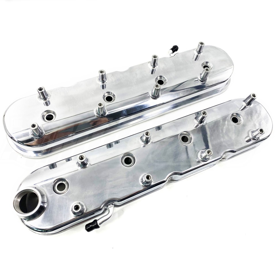 Aluminum Tall Valve Covers LS for LS1 LS2 LS3 LS6 5.3 6.0 Polished DM ...