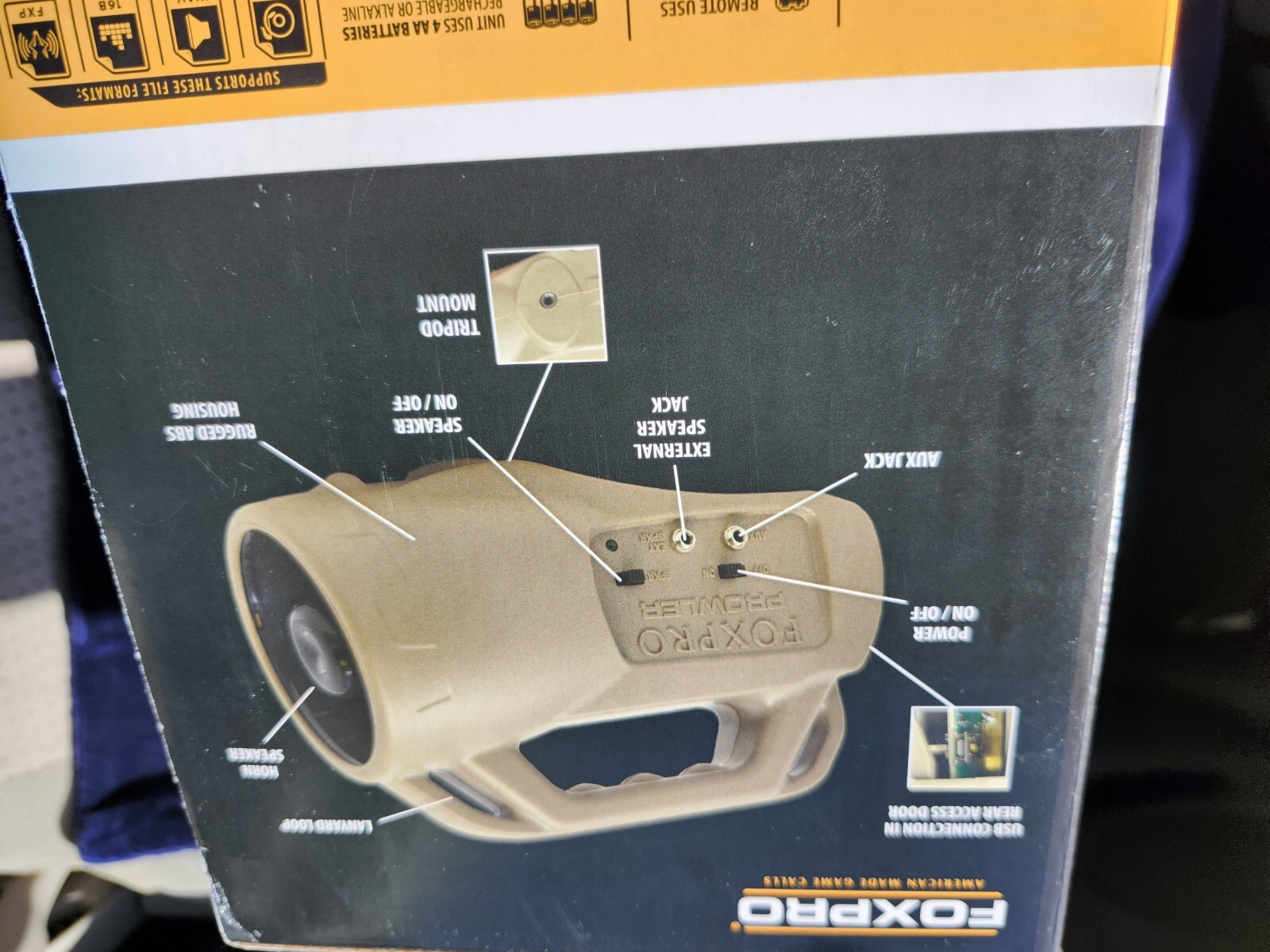 Foxpro Prowler Portable Electronic Game Call w/ Remote+175 Pre Loaded ...