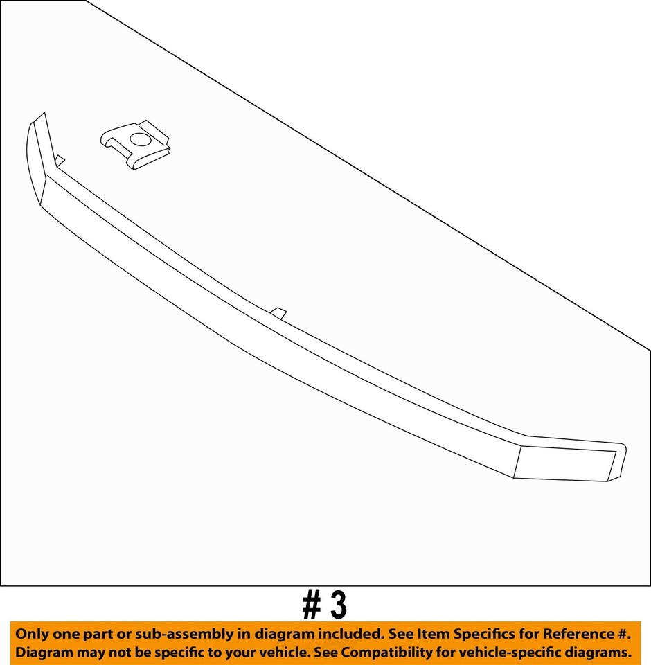 FORD OEM 13-16 Flex Front Bumper Grille Grill-Outer Grille DA8Z8200CA ...
