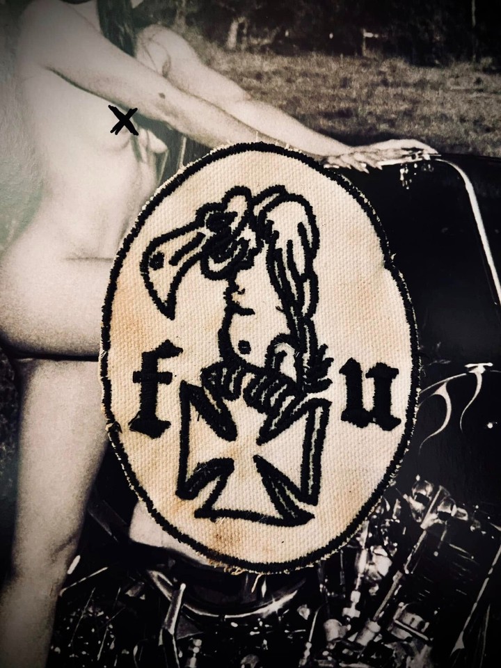 vintage FU buzzard iron cross biker patch motorcycle mc outlaw car club ...