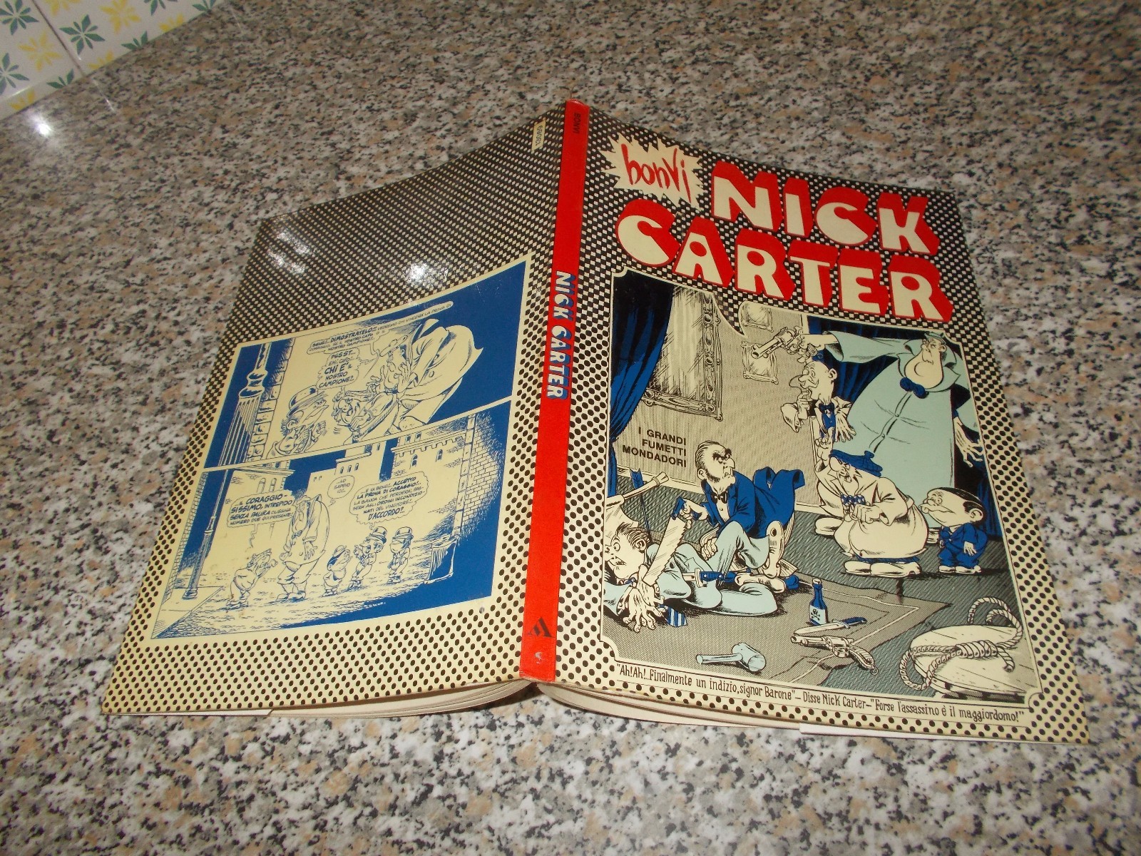NICK CARTER I GRANDI FUMETTI MONDADORI 1°EDIZIONE 1976 OTTIMO BONVI ...