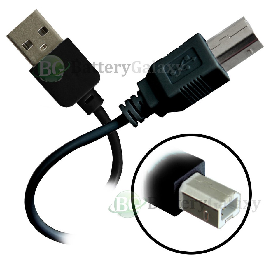 USB Printer Cable A To B Type M 2.0 Device Cord for Brother Dell Epson ...