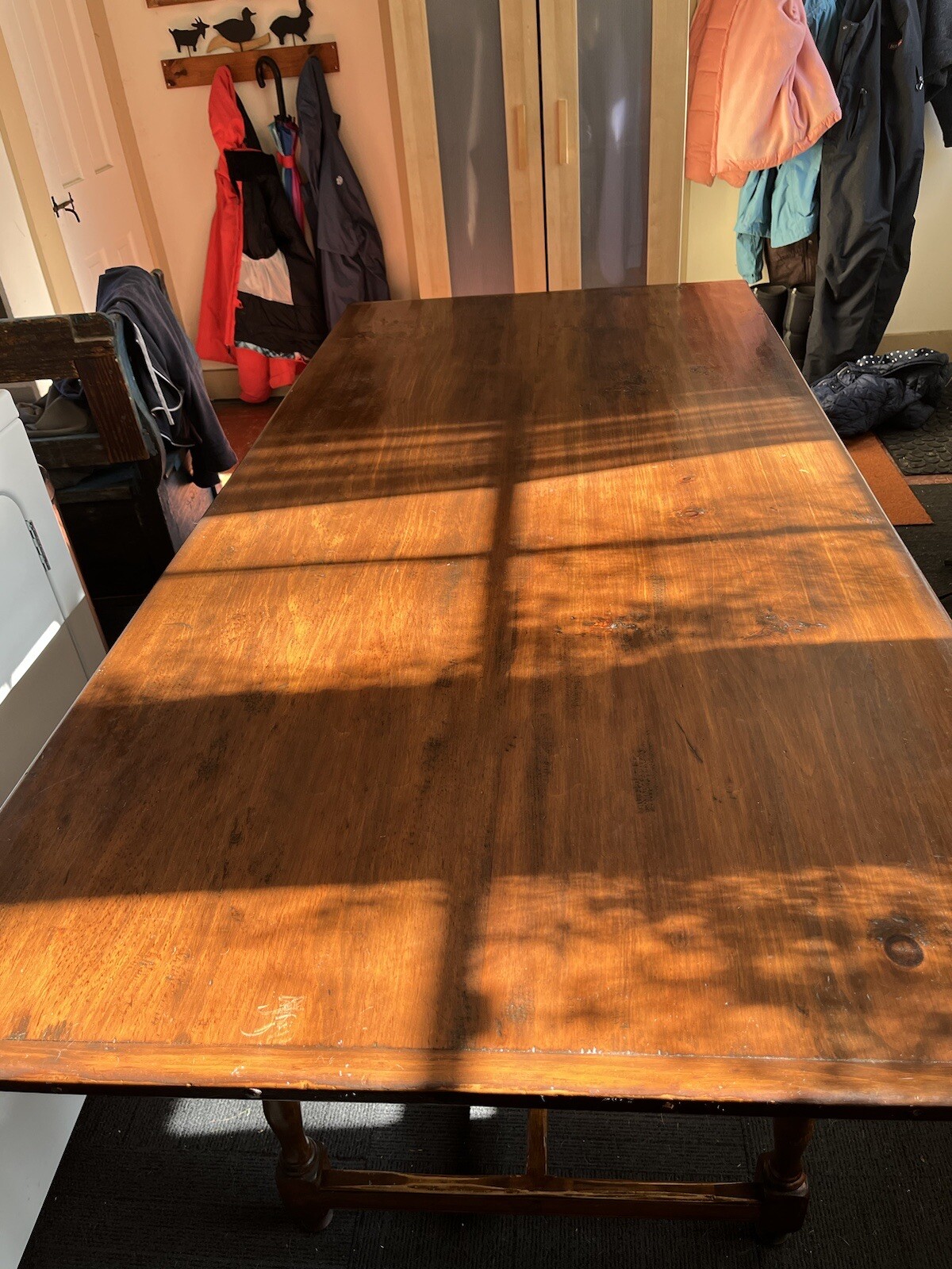 D.R. Dimes Cherry Dining Table and Seely Windsor Chair Dining Set ...