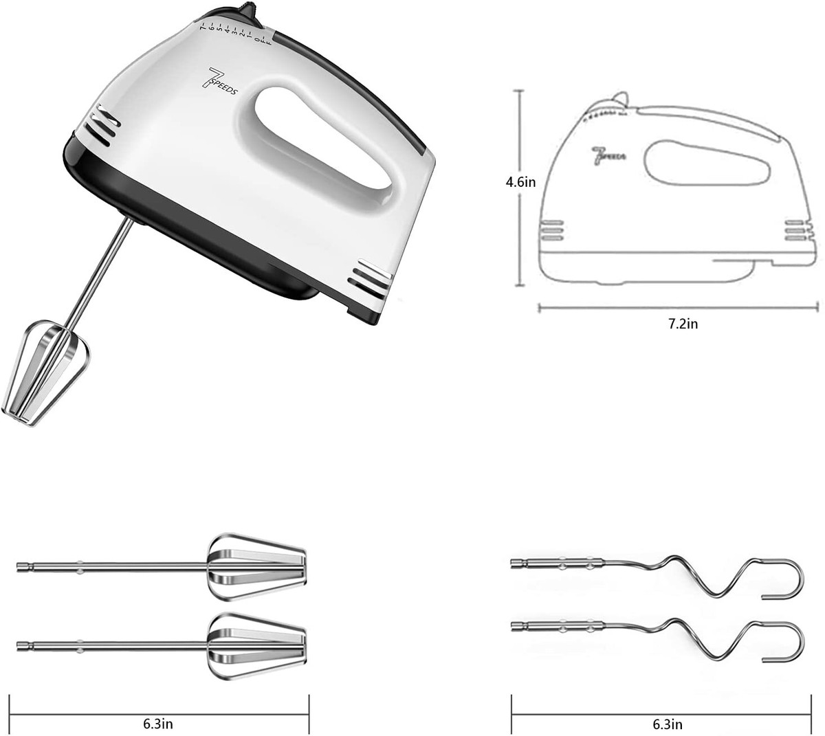 Electric Mixer Drawing
