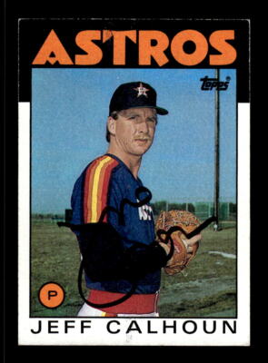 1986 Topps #534 Jeff Calhoun HAND SIGNED AUTO | eBay