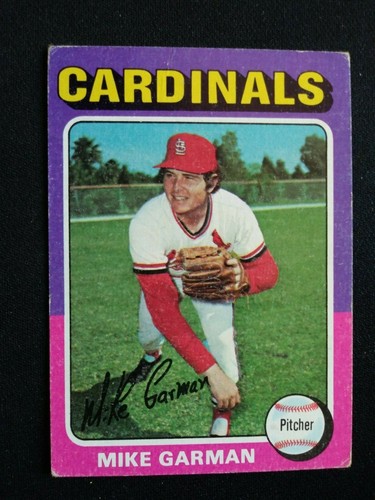 1975 Topps Baseball Card # 584 Mike Garman - St. Louis Cardinals | eBay