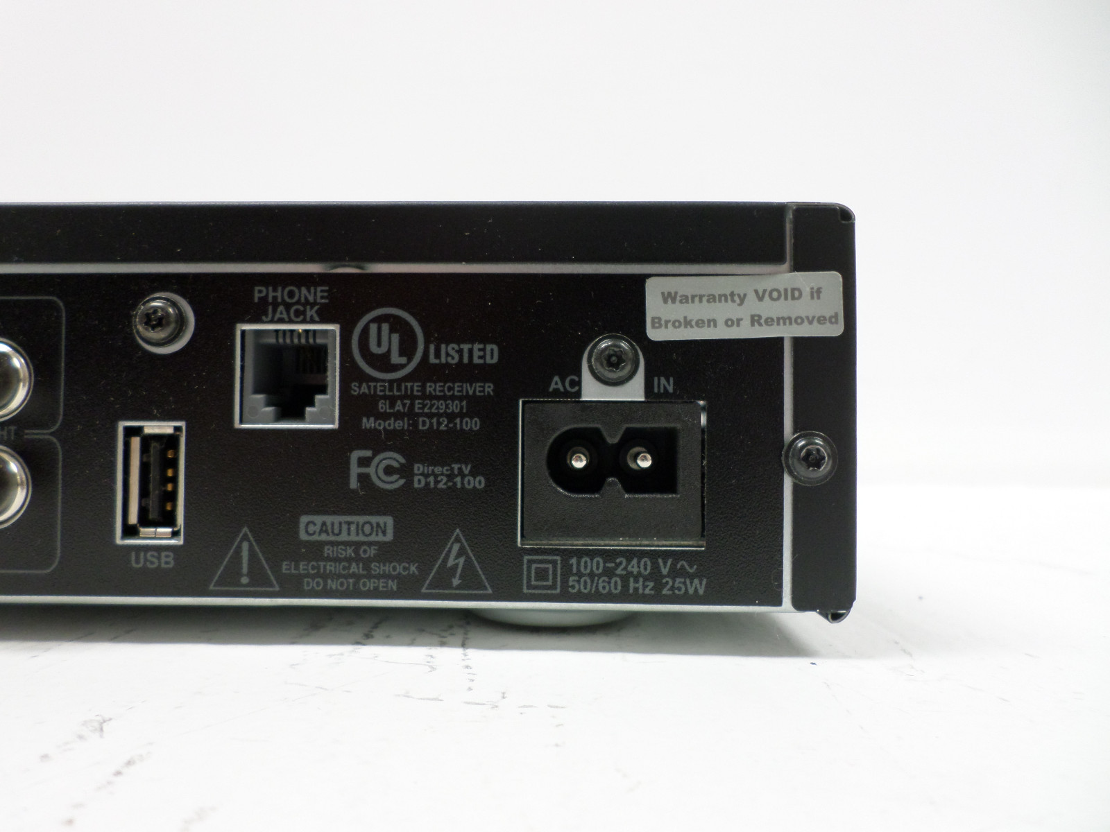 DirecTV Digital Television Multi-Satellite Receiver Box D12-100 | eBay