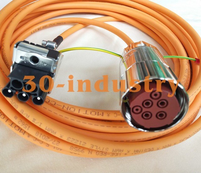 Siemens Preassembled Power Cable 6FX8002-5DS21-1AF0 5.0M NWOB for sale ...