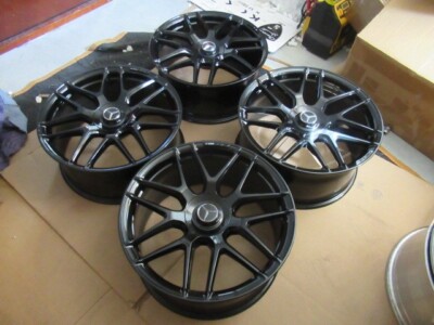 MERCEDES BENZ S63 S65 AMG OEM FACTORY 20" WHEELS RIMS NEW GLOSS BLACK ...