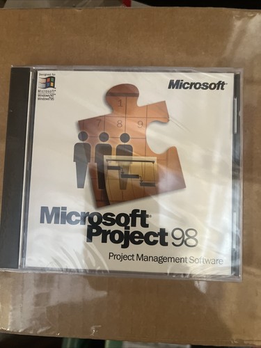 Microsoft Project 98 - Project Management Software FACTORY SEALED | eBay