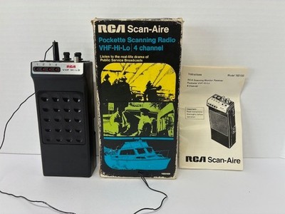 RCA Scan-Aire 16S100 Scanning Monitor Receiver Original Box ...