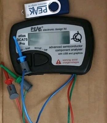 ** PEAK ATLAS DCA 75 PRO ** ADVANCED SEMICONDUCTOR ANALYZER Con ...
