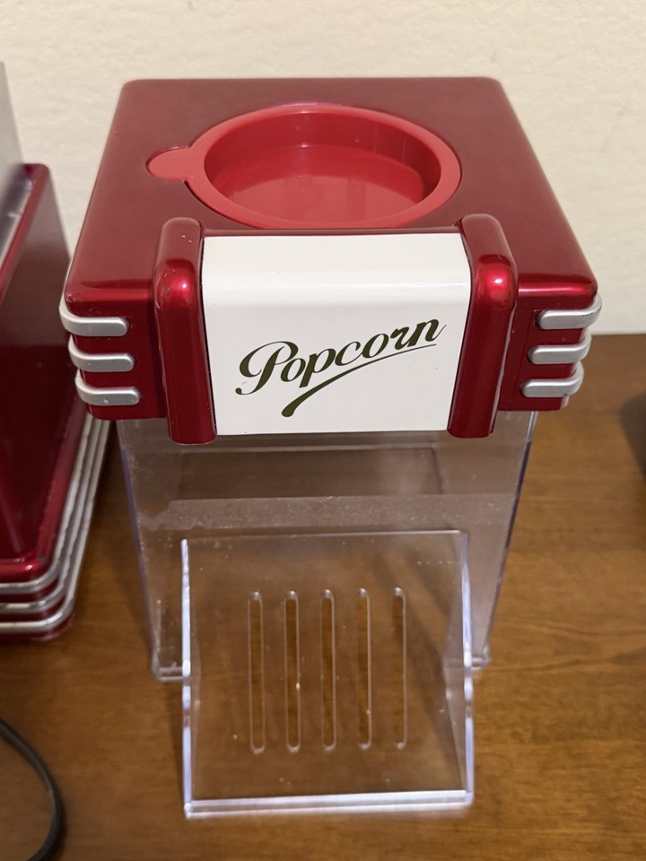 Nostalgia Popcorn Popper Retro Series 50s Style Hot Air Popcorn Maker ...