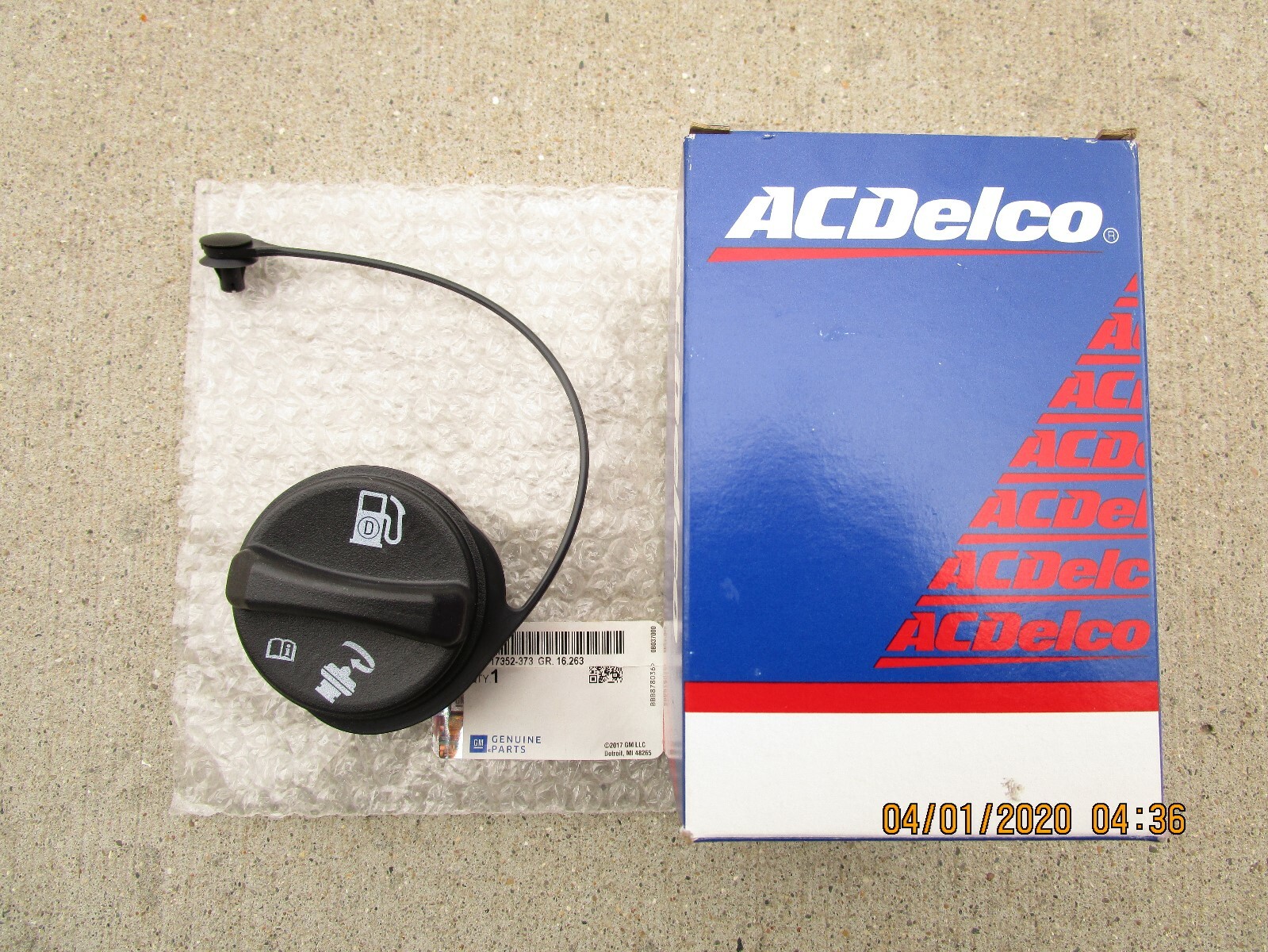 01 - 06 CHEVY SILVERADO 2500HD 3500 DIESEL FUEL TANK FILLER CAP OEM ...