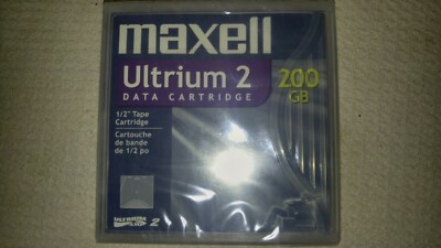 Maxell Ultrium LTO2 200/400GB Data Tape Cartridge New Sealed | eBay