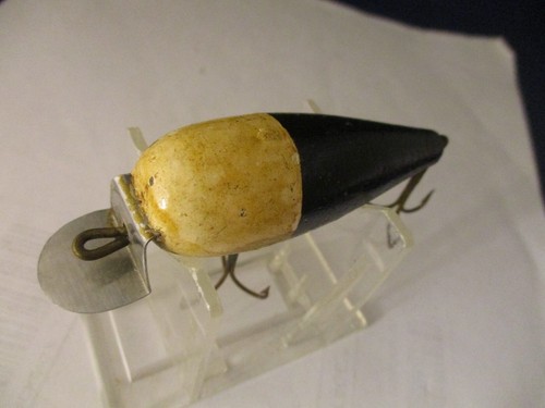 VINTAGE ALLIANCE LURES LOUIS AXE SHAD WOOD FISHING LURE OHIO FOLK ART ...