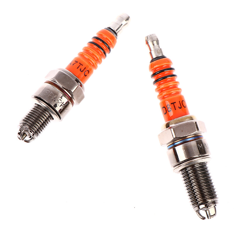 3 Electrode Spark Plug A7tc D8TC for 50cc 110cc 125cc Atv Scooter Dirt ...