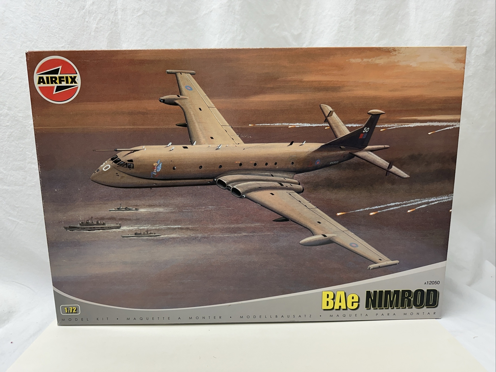 Airfix 1/72 BAe Nimrod British Reconnaissance Plastic Model Airplane ...