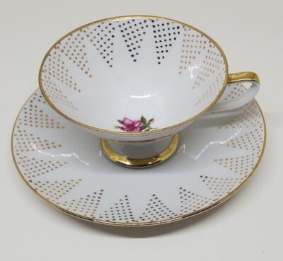 Schumann Arzberg Bavaria Germany Bone China Teacup and Saucer Ivory ...