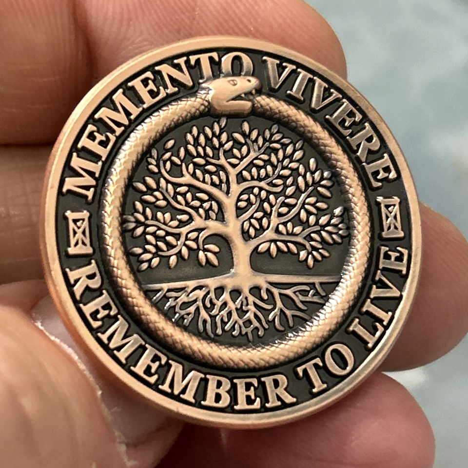Memento Mori Skull Lucky 3D Pocket Piece Coin | eBay