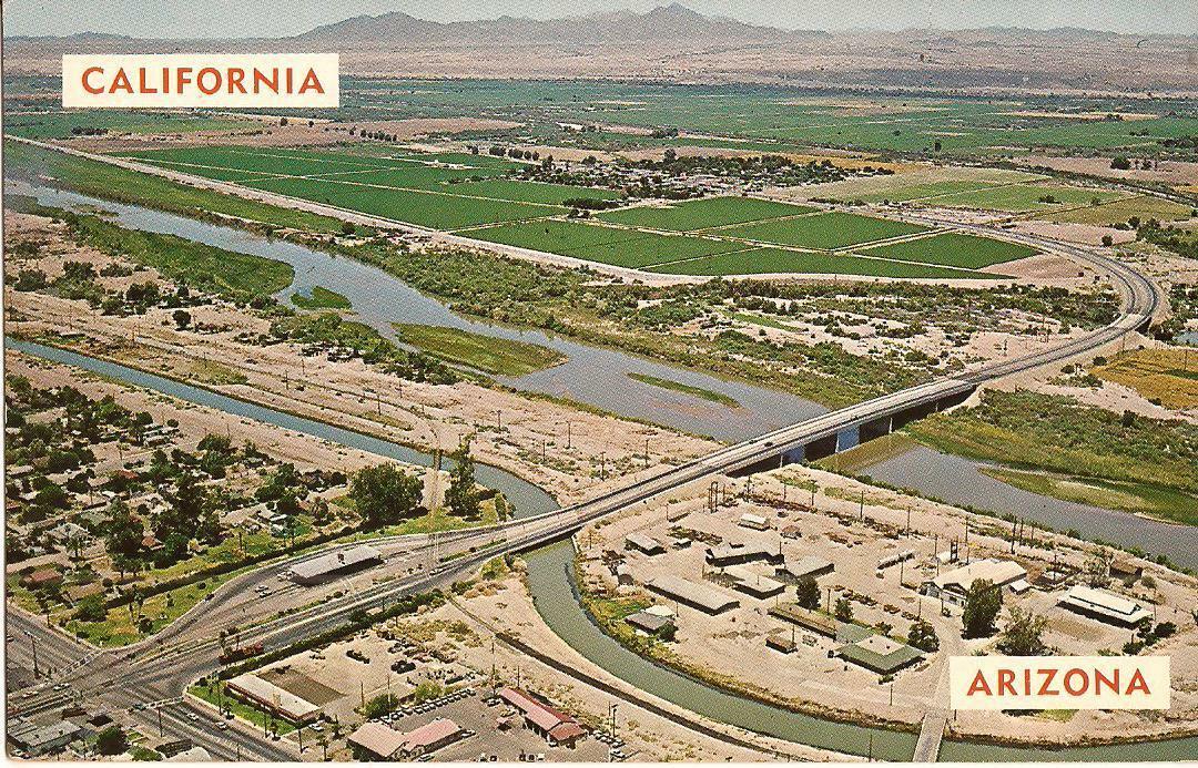 Yuma Arizona Mexico Border Map