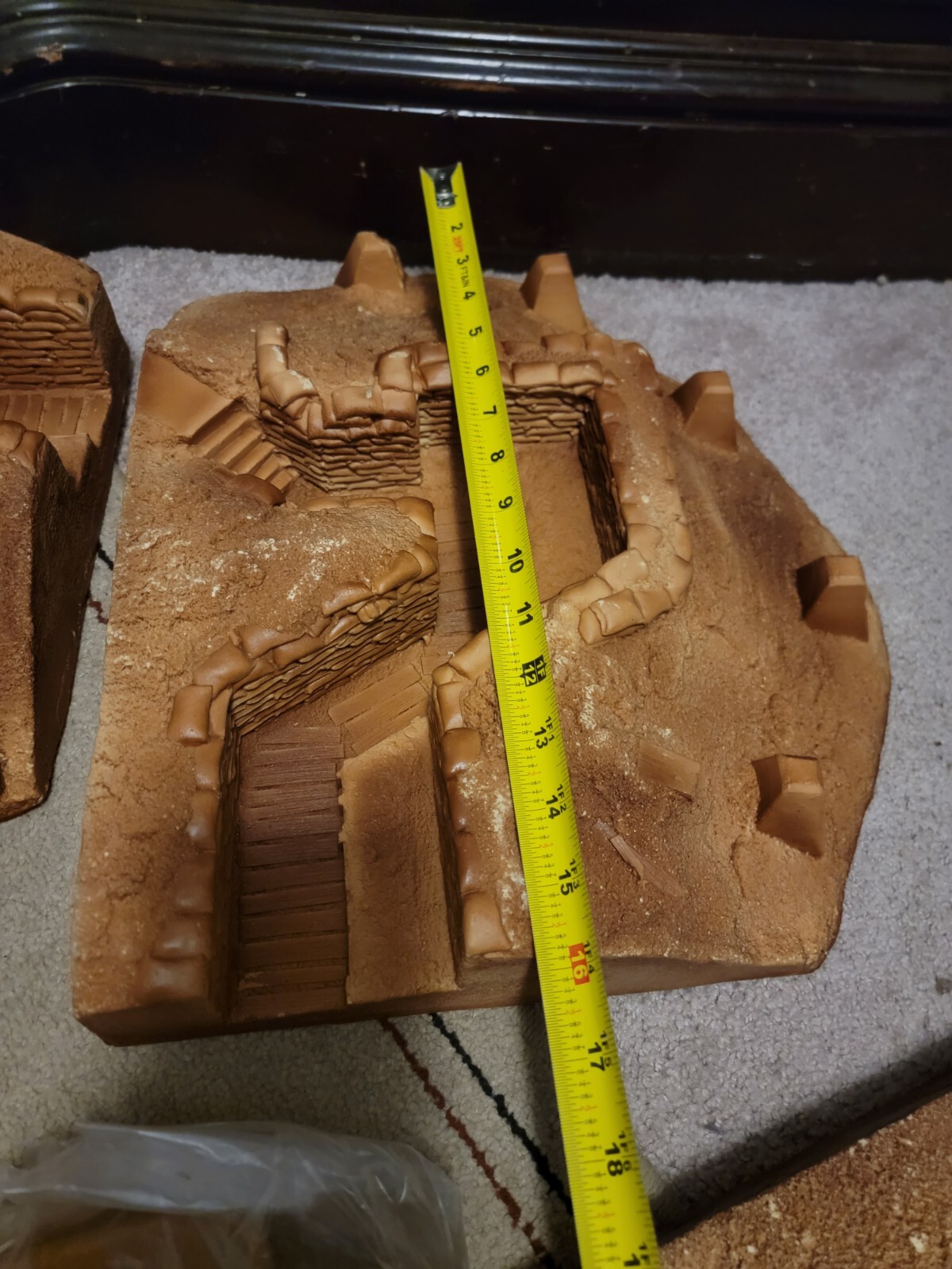 Vintage Toy Soldier Company war reenactment setup with green soldiers ...