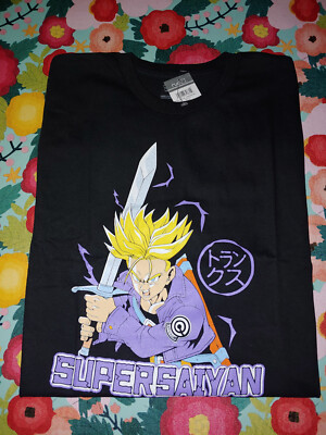 Dragon Ball Z Future Trunks Graphic Shirt XL New Official | eBay