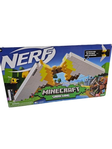 *NEW* Nerf Minecraft Sabrewing Motorized Bow Dart Arrow Blaster Elite ...