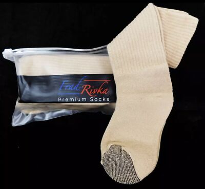 NEW Galiva Frad Rivka 3-Pairs Women's Crew Premium Socks - Beige | eBay