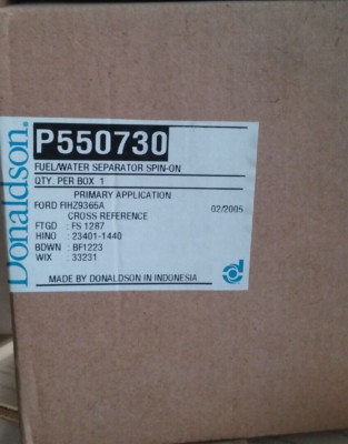 P550730 - Donaldson Fuel Filter/Water Separator Spin On | eBay Australia