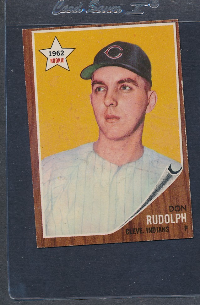 1962 Topps #224 Don Rudolph Indians VG/EX *996 | eBay