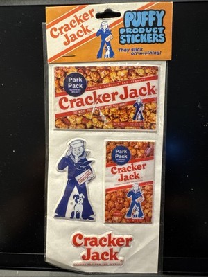 Cracker Jack 1982 Puffy Product Stickers | eBay