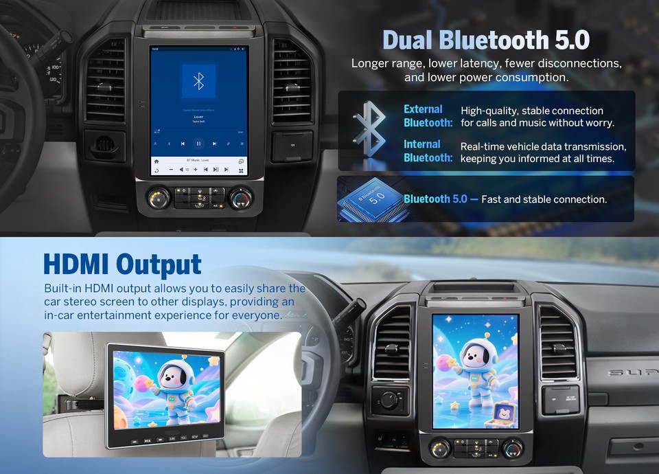 Android Auto 12.1" 4+64 for Ford F150 F-150 15-20 Car Stereo CarPlay ...