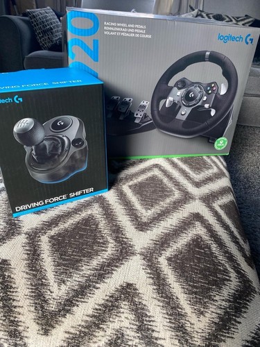 logitech g920 steering wheel pedals and shifter | eBay UK