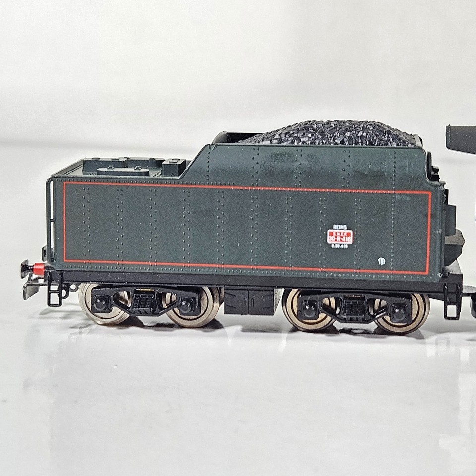 Jouef HO SNCF 141 R 416 Mikado Steam Locomotive 8274 Green Train Tested ...