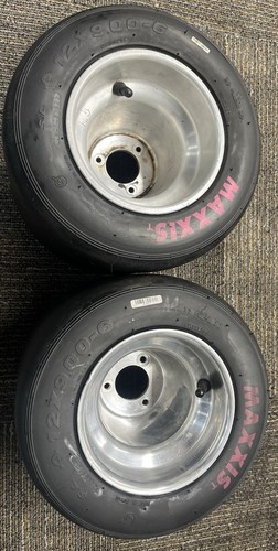 Go Kart Racing Aluminum Wheels And Pink Maxxis Tires | eBay