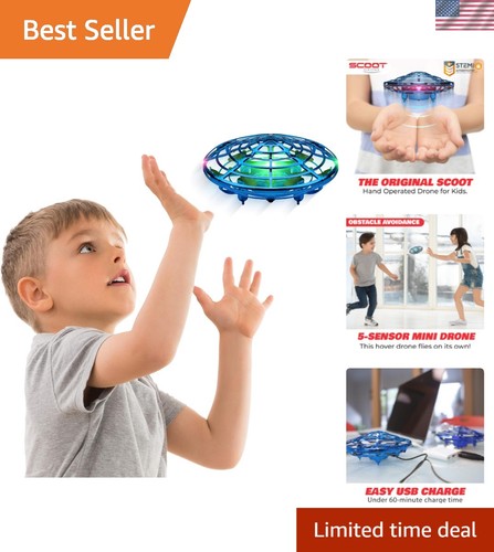 Scoot Hand Operated Mini Drone for Kids & Adults, Colorful Indoor UFO ...