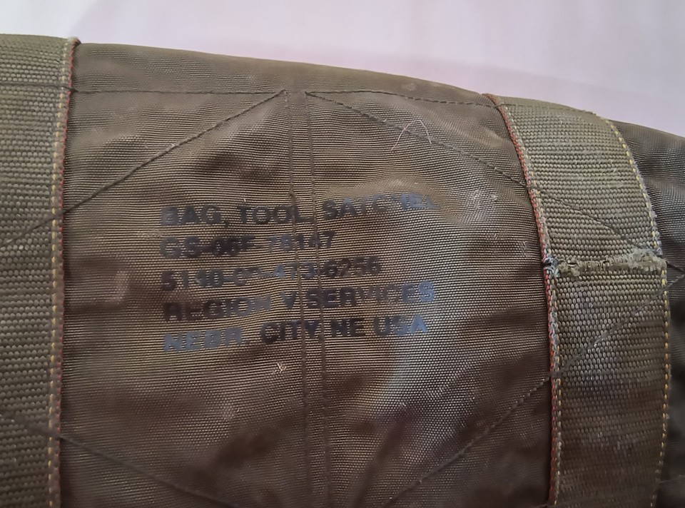 USGI US Military Mechanic's Tool Bag Satchel 5140-00-473-6256 Made in ...