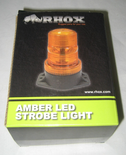 Red Hawk Rhox Golf Cart LED Strobe Light 5" Amber LGT-300 | eBay