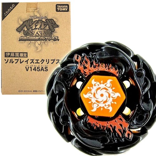 TAKARA TOMY Black Sol Blaze V145AS Eclipse Ver Ultimate Beyblade Metal ...