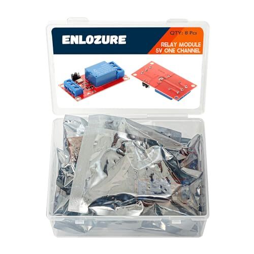 8Pcs 5V One Channel Relay Module OPTO Isolation High Low Level Trigger ...