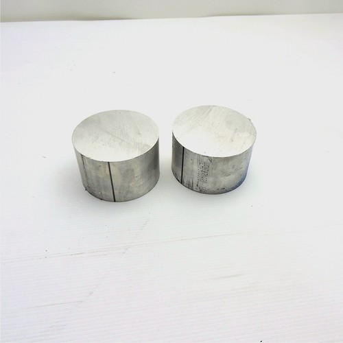 3.625" diameter 6061 Aluminum ROUND Bar 2.5" Long Stock Pieces 2 sku ...