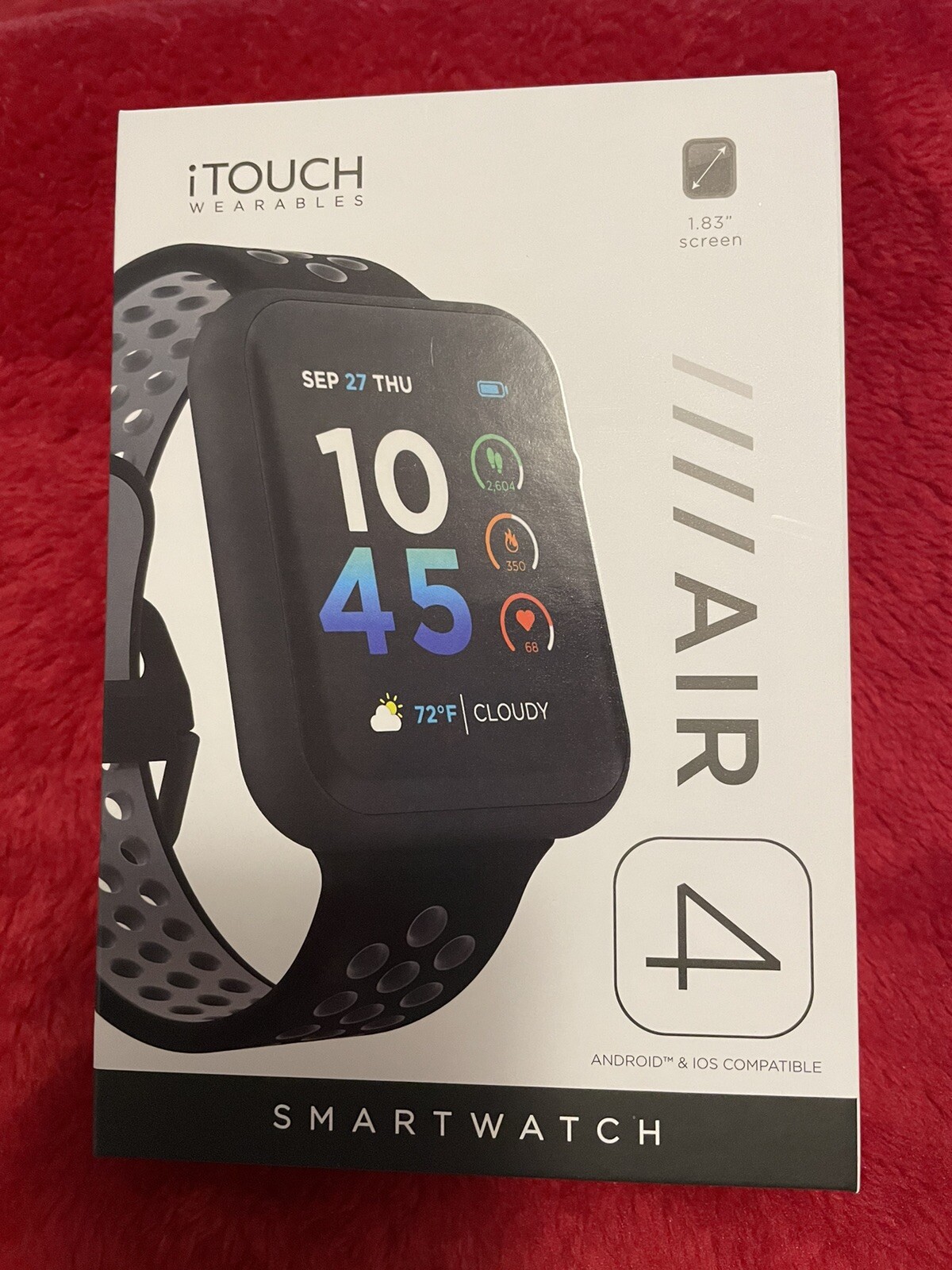 iTouch Air 4 Smartwatch Fitness Heart Rate, Custom Face, 100+ Sports ...