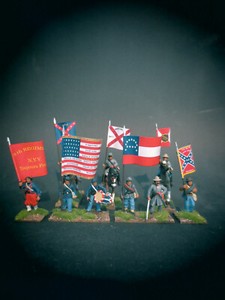 28mm flags for the ACW/American Civil War Gettysburg | eBay