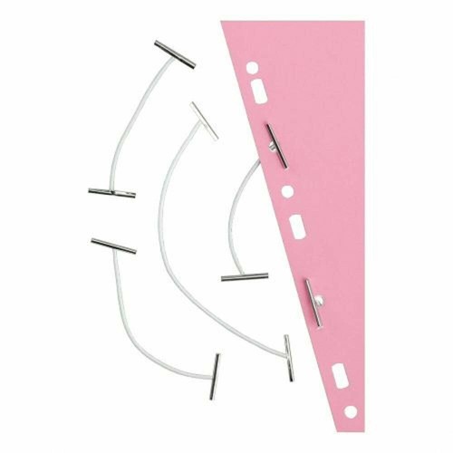 Elastic Treasury Tags With Elasticated Cord & Metal Ended 25mm 51mm ...